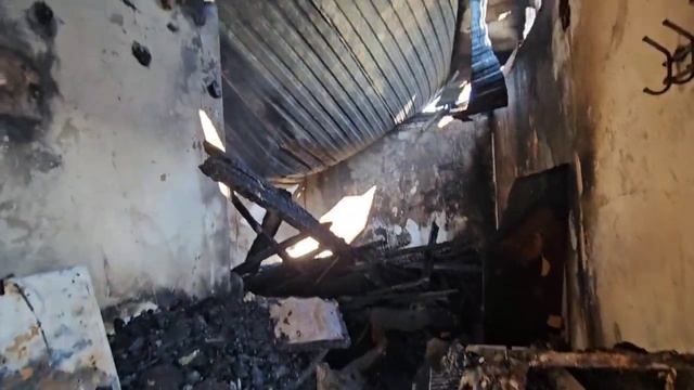 Сгорел Дом у Мамы....