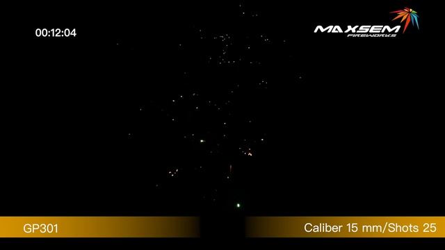 Батарея салютов "Сила" 0,6" 25 выстр., 3 эффекта, 20 сек 
АРТ. GP301