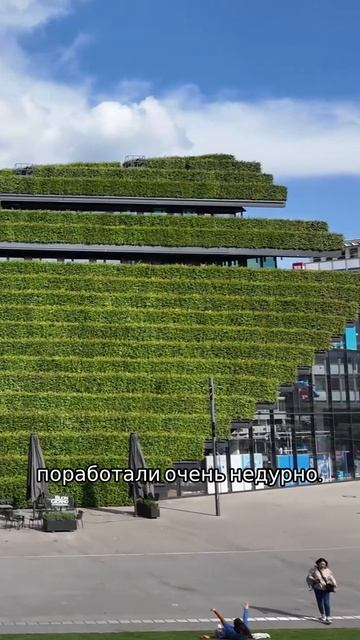 Дюссельдорф. Зеленый фасад