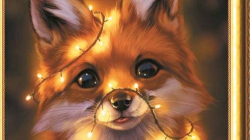 Отшив проект "Лисенок с гирляндой" отчет 8