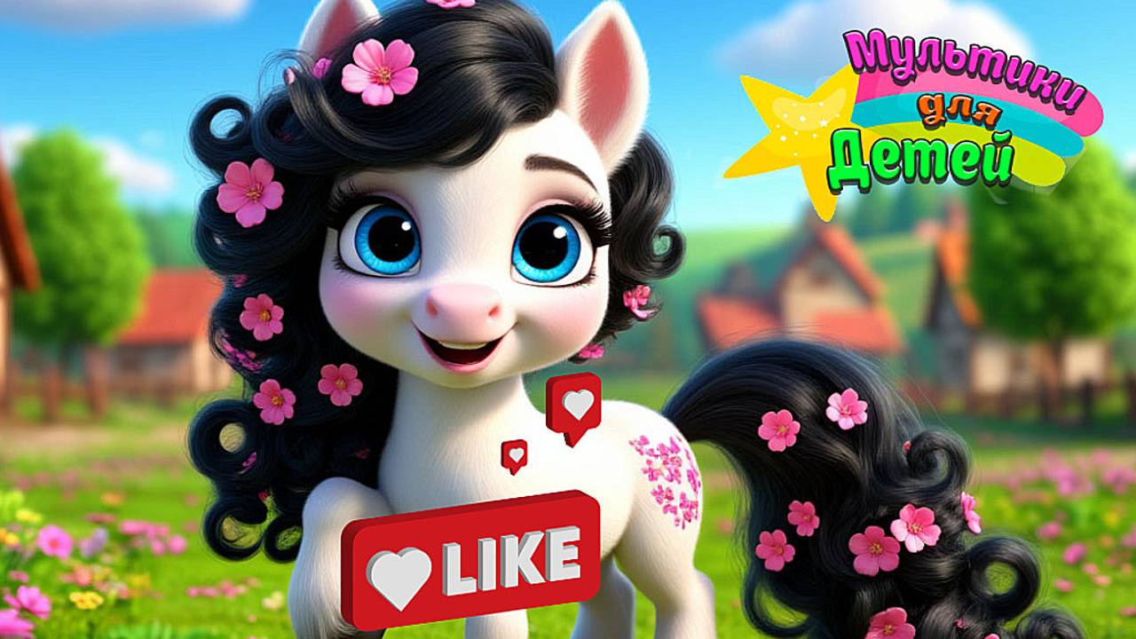 Лошадка - Песенки и Мультики для  Детей и Малышей  + Развивающие Мультики малышам