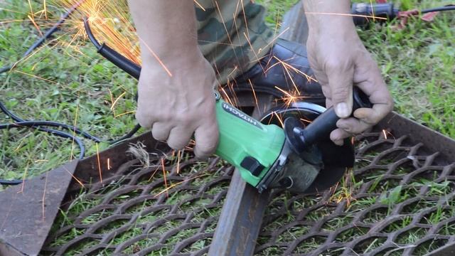 Залипательная работа болгаркой по металлу