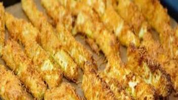 ХРУСТЯЩИЕ Полезные Вкусные КАБАЧКОВЫЕ ПАЛОЧКИ! БЕЗ ЖИРА и МАСЛА в духовке запеченные!