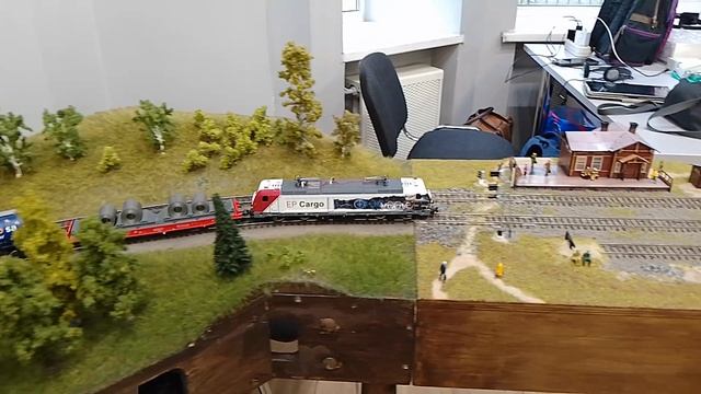 Модели на выставке Железнодорожная модель 2023.