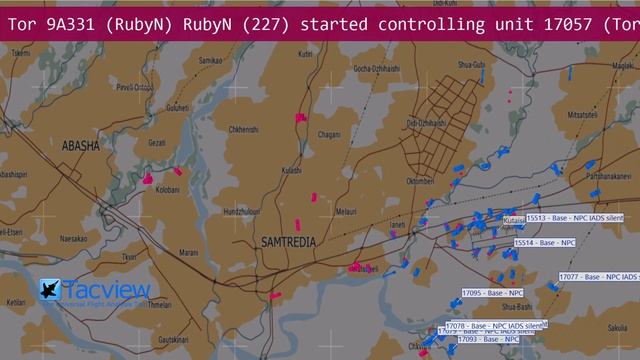 Tacview - атака аэродрома | Strategic DCS Server
