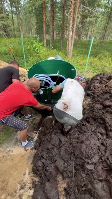 Монтаж септика