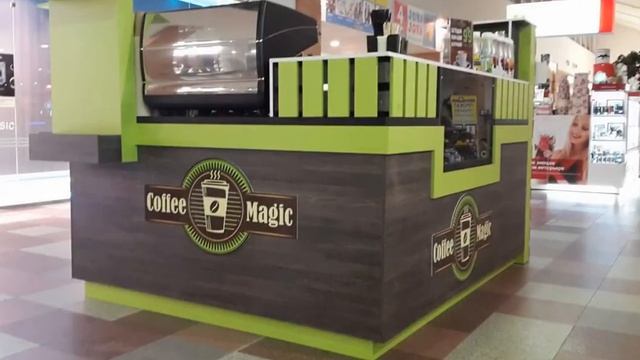 ОТ ПРОЕКТА ДО РЕАЛИЗАЦИИ: торговый островок для кофейни “Coffee Magic “