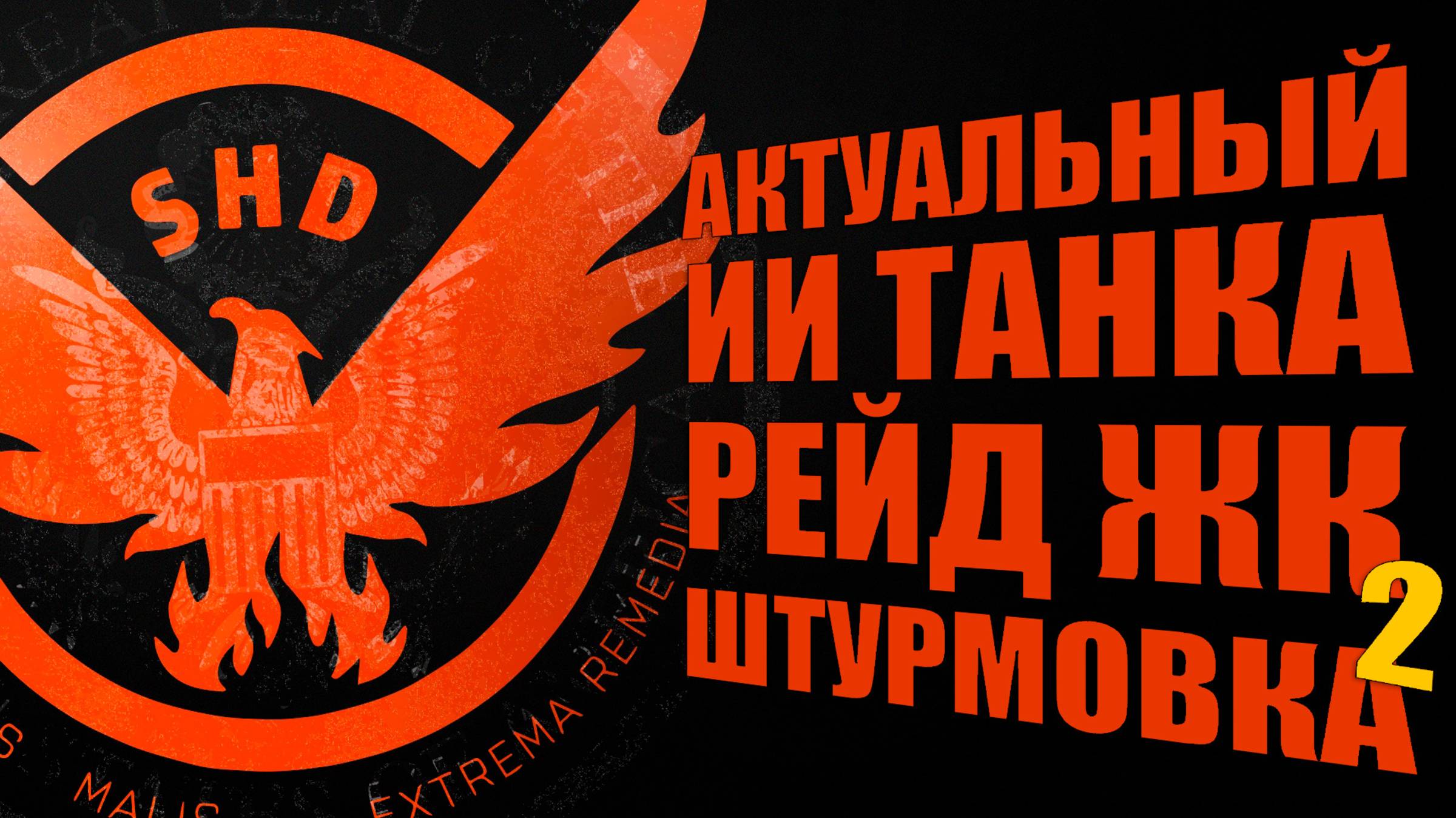 Актуальная  сборка ИО Танка рейд ЖК второй вариант  на урон штурмовой  The Division 2