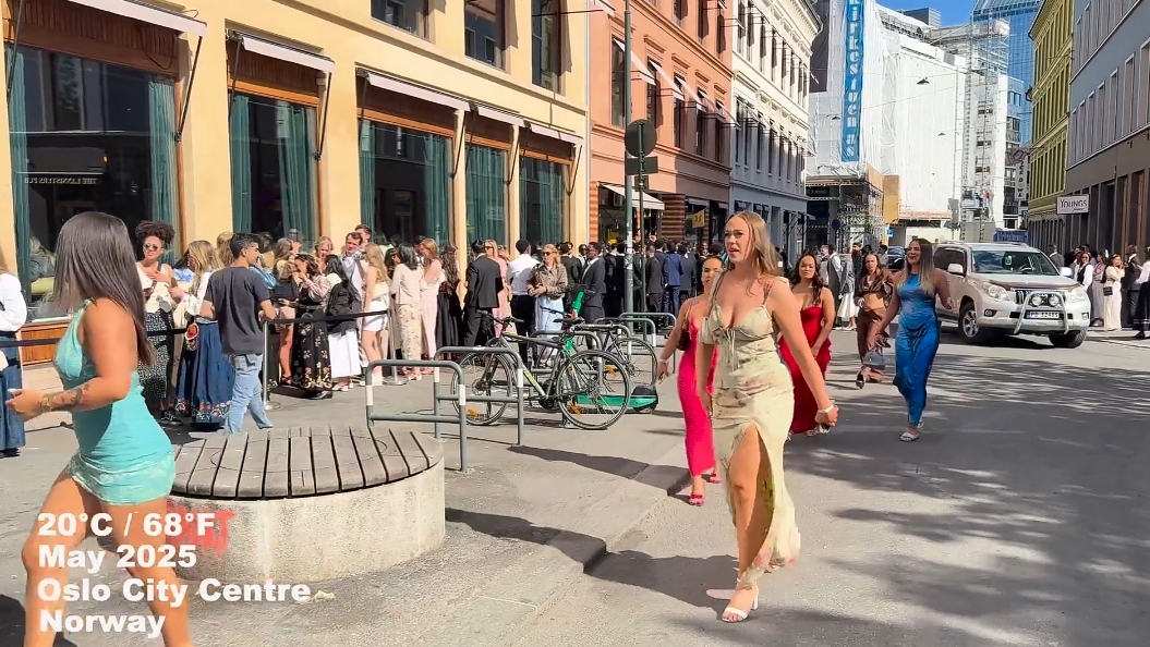 Ночная жизнь. Осло, Норвегия.