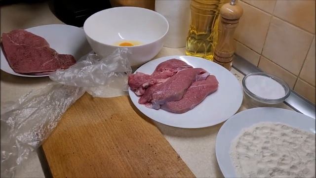 Шницель Венский. Отбивные из телятины