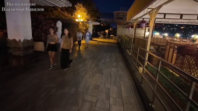 Ужин в кафе Дель Маре.  День 10-й, часть 20-я. 19.06.2024.