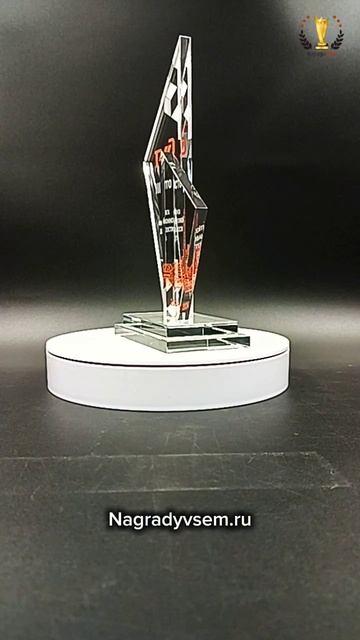 Награды с цветной уф печатью без полной заливки