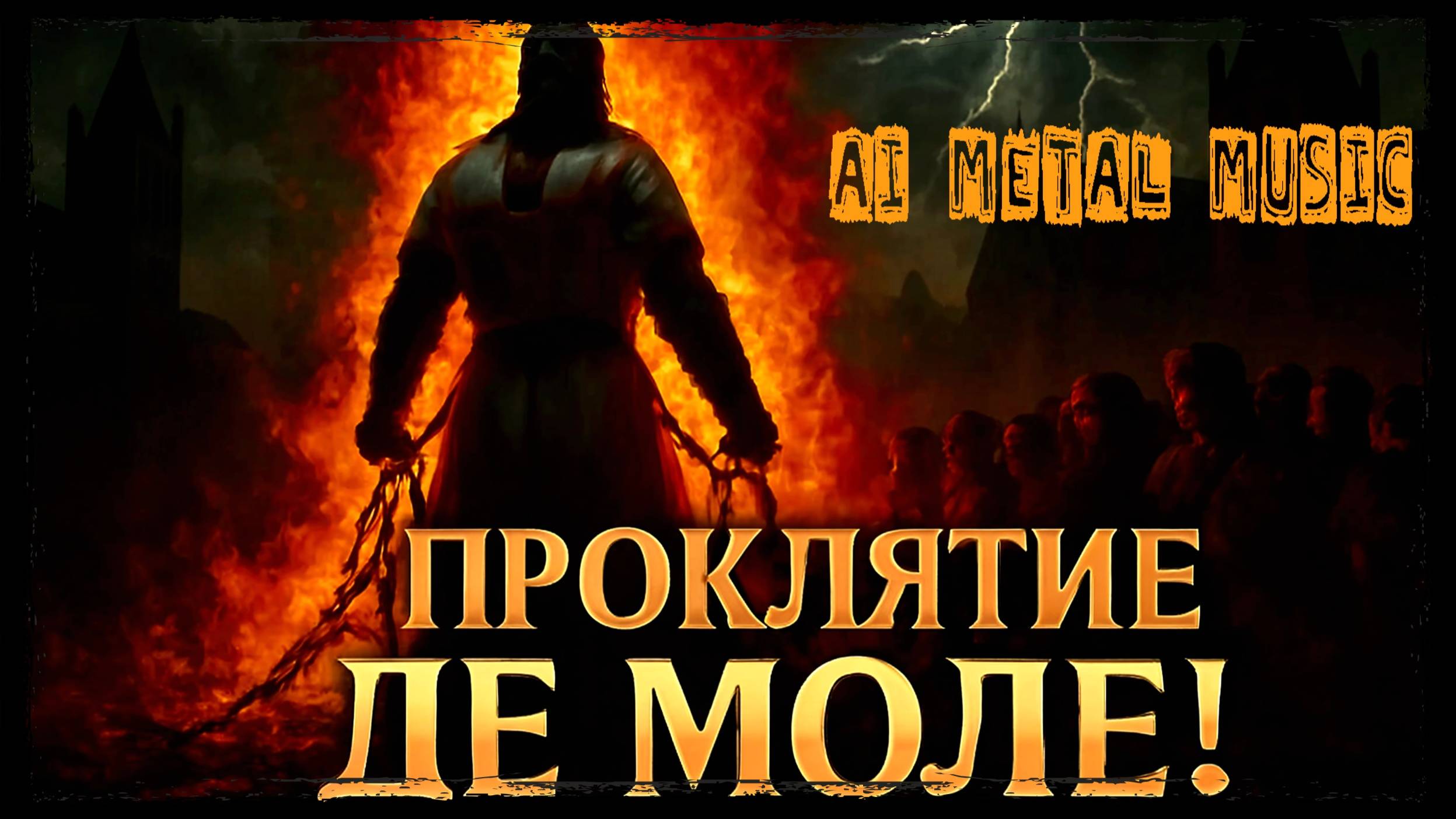 AI Metal Music | Проклятие Де Моле (The Curse of De Molay) | #aimetal #heavymetal #powermetal