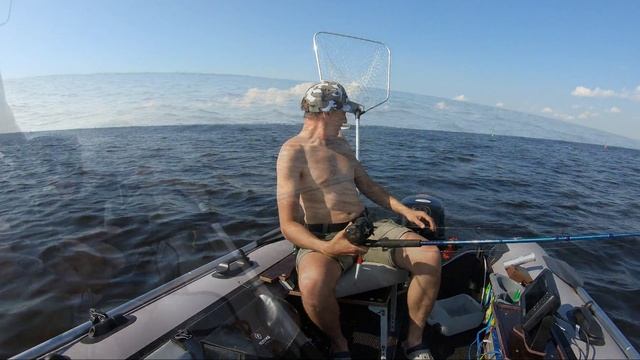 Финский залив. Рыбалка на Судака и тест драйв лотки River Boats 430 НДНД. Мотор Parsun 9,9\15/