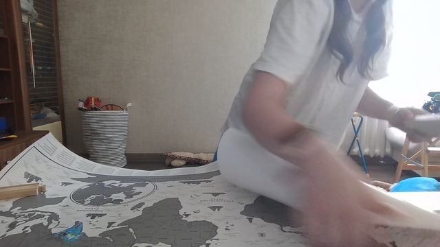 распаковка карта мира