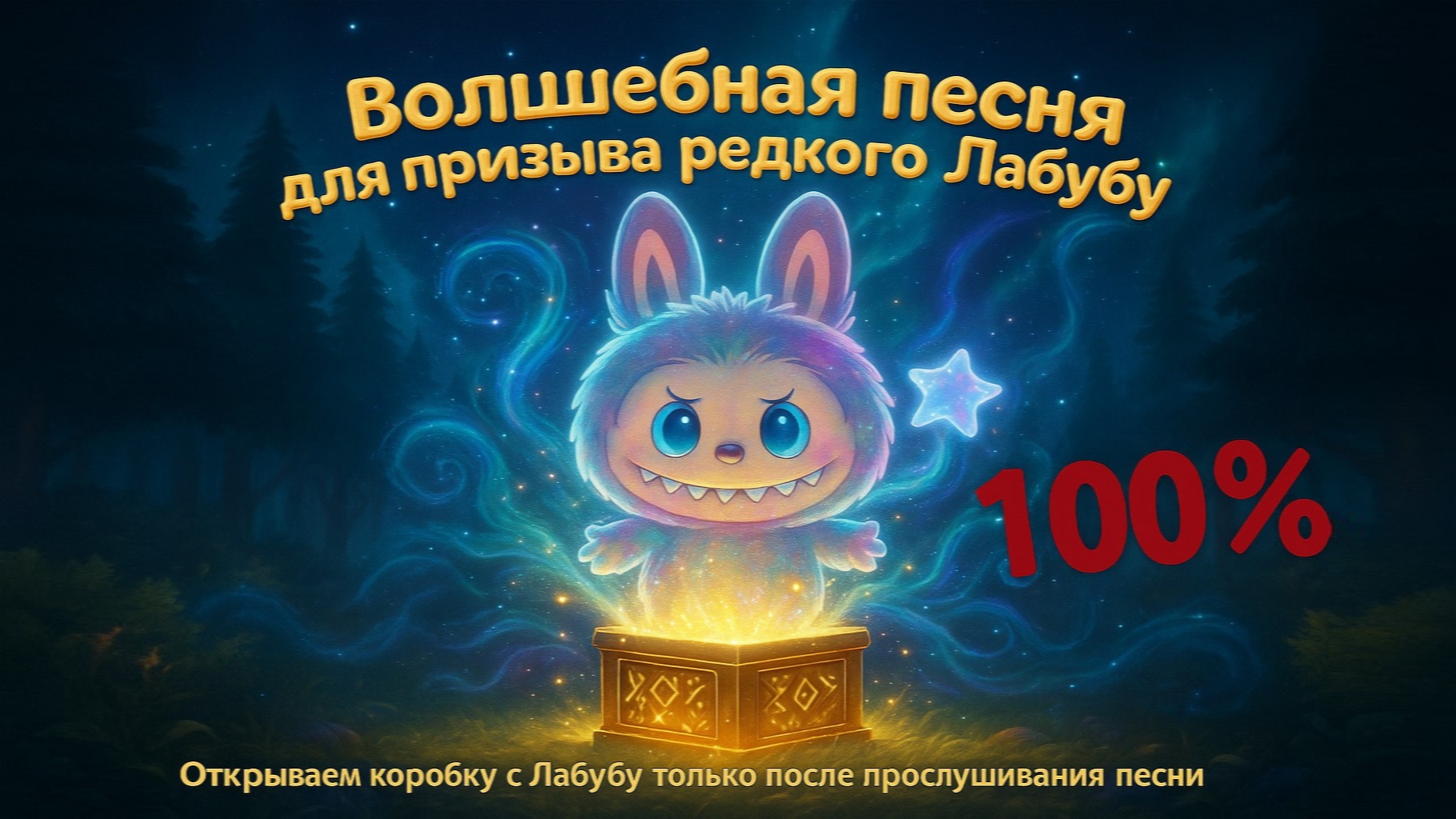 Волшебный мультик и песенка про Лабубу! Как вызвать редкого зубастого друга? 🌟✨