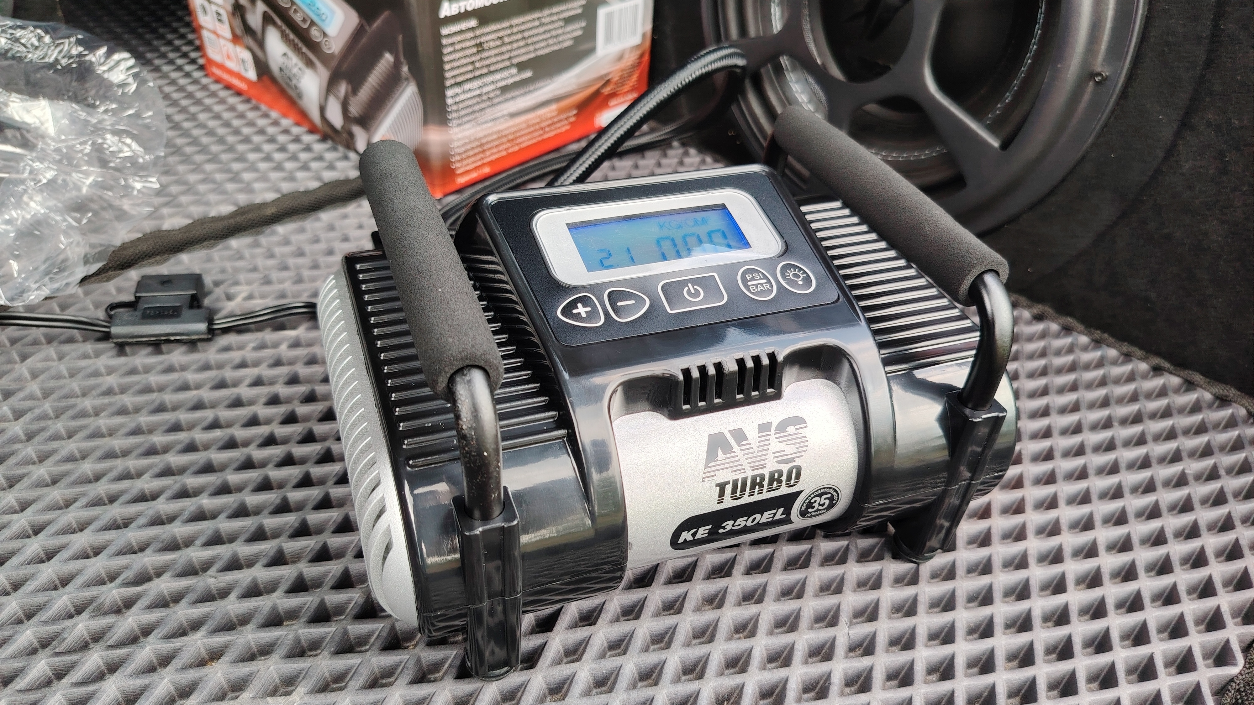 Обзор автомобильного компрессора AVS Turbo KE 350EL