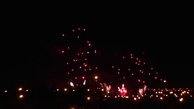 Фейерверк команды Румынии на фестивале фейерверков