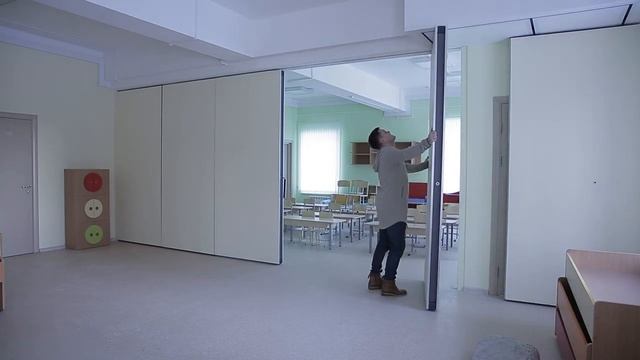 Раздвижная стена NORMA. Детский сад