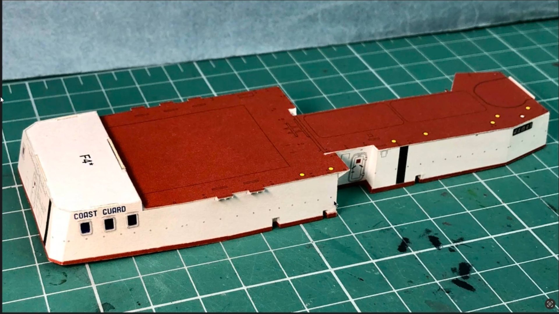 «ПСКР пр. 10410 Алмаз» от Orlik, 1:200, Часть 4, основание надстройки