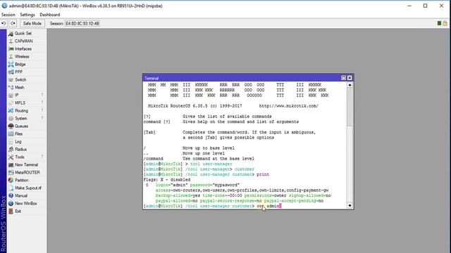 MikroTik Урок 23 – Как просмотреть и сбросить пароль администратора User Manager (Хотспот)