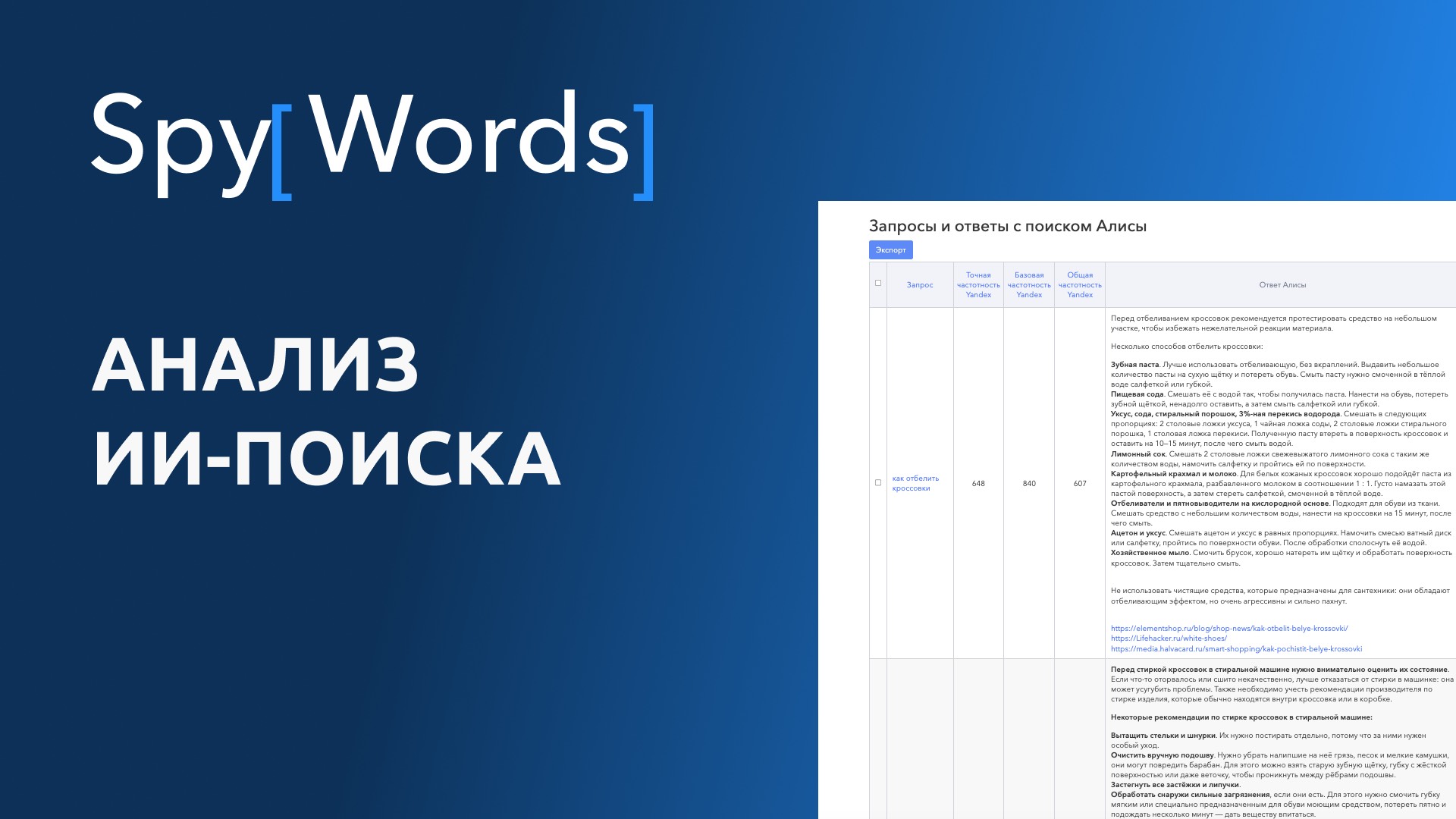 Анализ ИИ-поиска