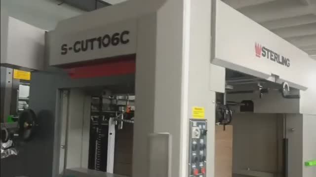 Высечка STERLING S-CUT 106С - тесты на кашированной микрогофре с уд.облоя по 4-м сторонам 5120л/час