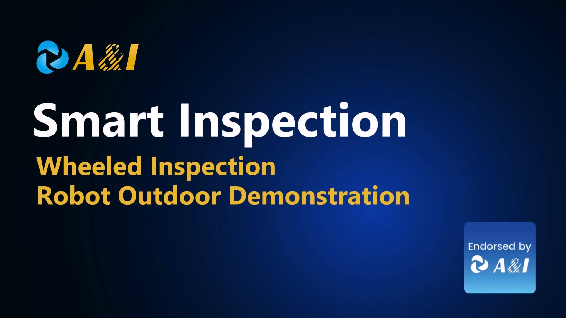 Демонстрация работы колесного инспекционного робота в помещении — Одобрено A&I