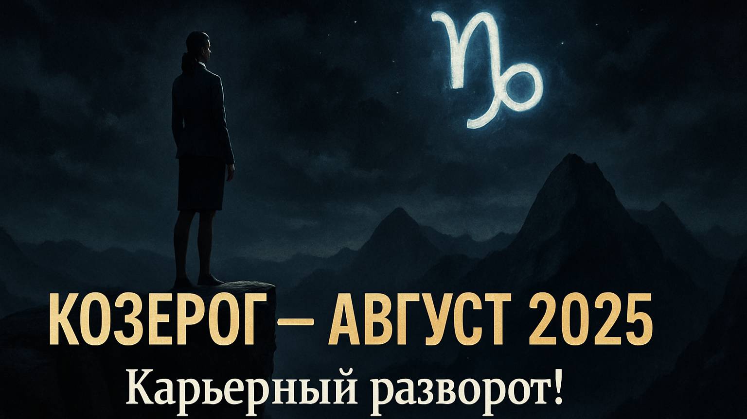 КОЗЕРОГ — Гороскоп на АВГУСТ 2025 💼 Карьера под прицелом! Важные перемены!