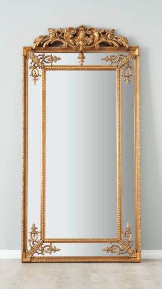 Золотое зеркало в полный рост Пабло