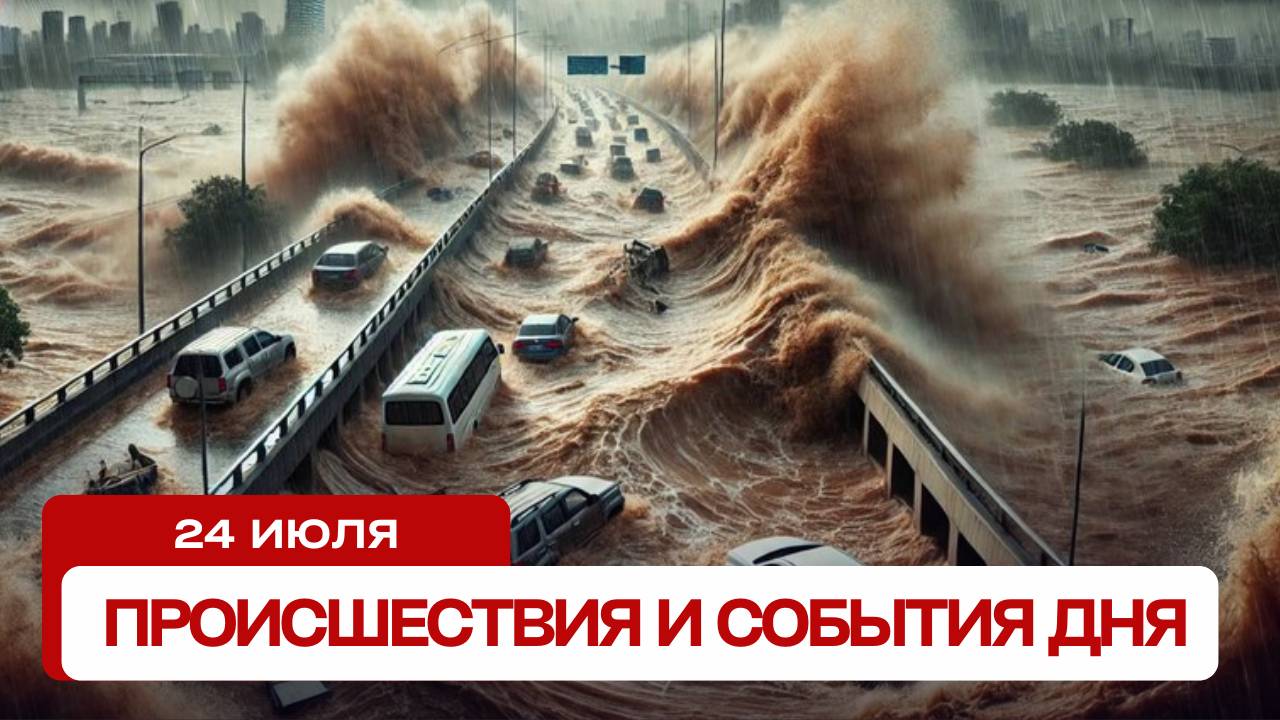 Катаклизмы сегодня 24.07.2025: новости сегодня, ЧП, события дня!