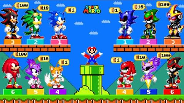 Марио может купить всех персонажей Sonic Mania и металлического персонажа Sonic
