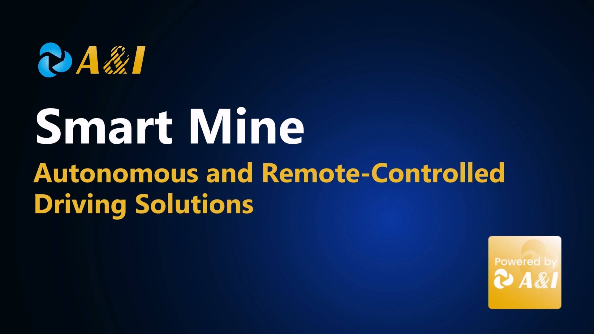 Автономные и дистанционно управляемые решения для вождения — Powered by A&I
