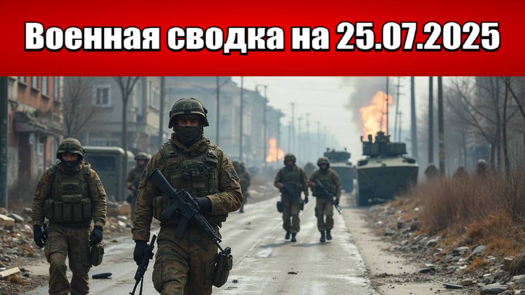 «Прорыв обороны ВСУ: бои в районе Котлино и Павлограда!»: Военная сводка с фронта СВО на 25.07.2025