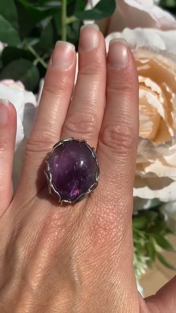 Перстень с аметистом