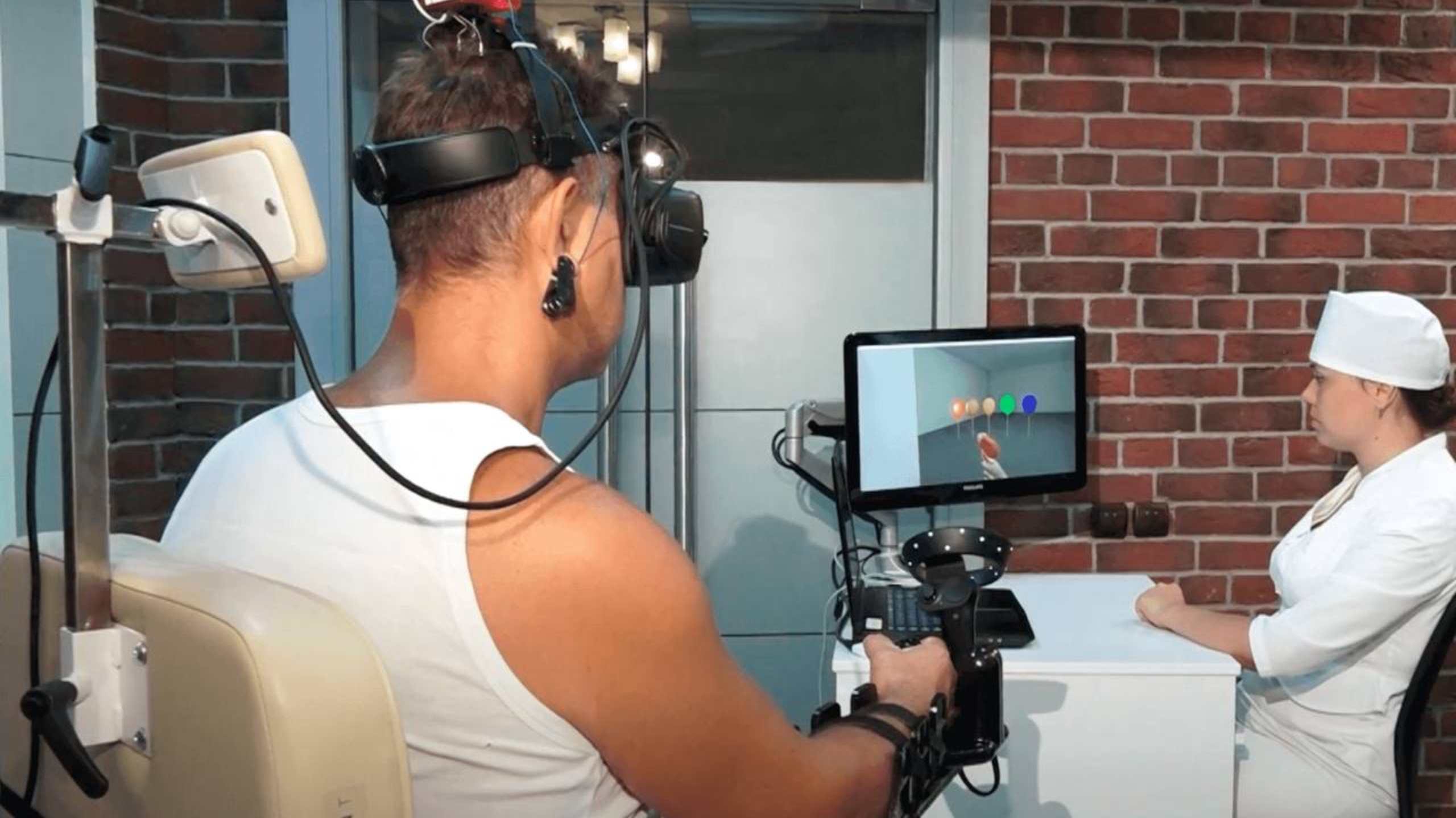 Виртуальная среда для тренажера нейрореабилитации