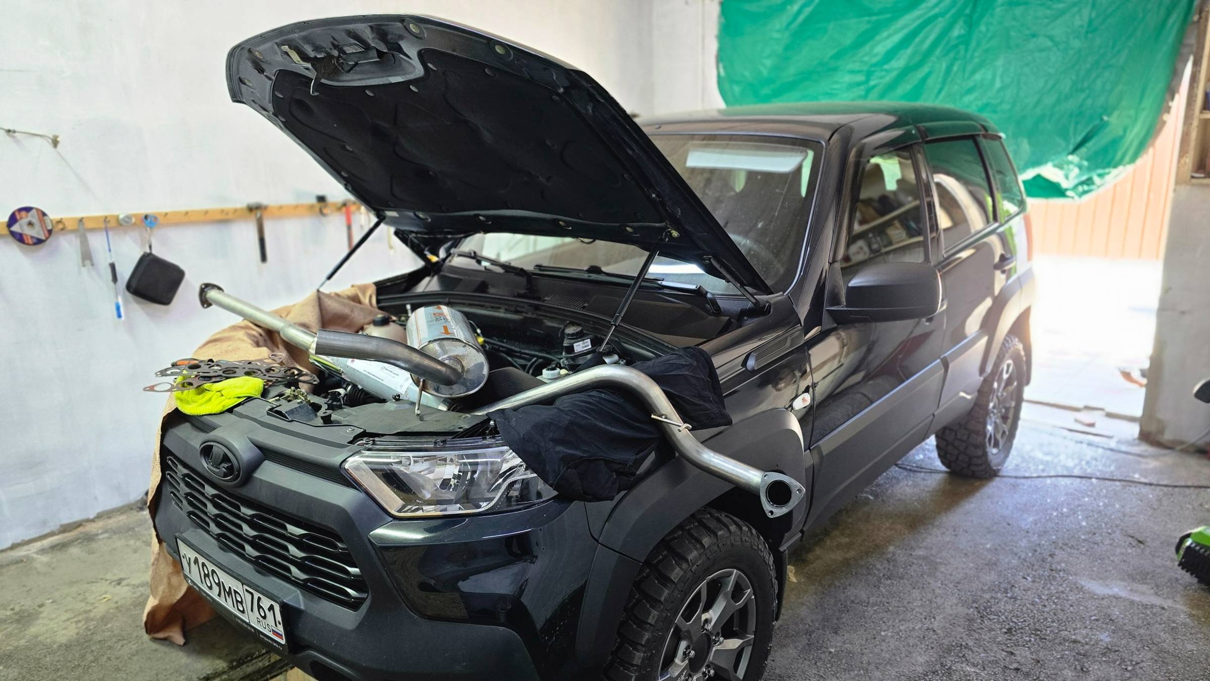 НИВА TRAVEL 24 | ПОСТАВИЛ ПРЯМОТОЧНУЮ ВЫХЛОПНУЮ СИСТЕМУ