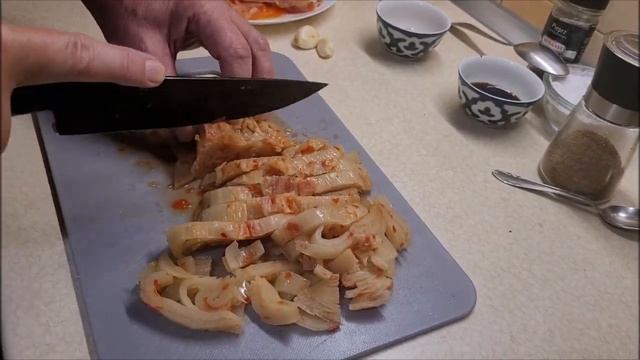 Свинина жареная с кимчи. Свинина по-корейски