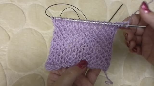 Узор спицами. Глаз куропатки