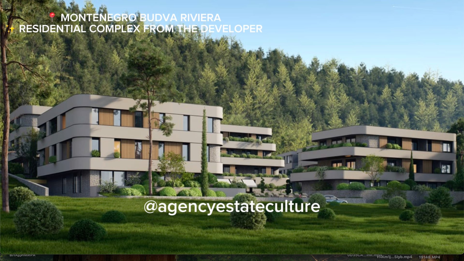 ЖИЛОЙ КОМПЛЕКС ОТ ЗАСТРОЙЩИКА В ЭКОЛОГИЧЕСКИ ЧИСТОЙ ЗОНЕ БУДВЫ У ПОДНОЖИЯ ХОЛМА БУДВАНСКА ЛАСТВА 🎭