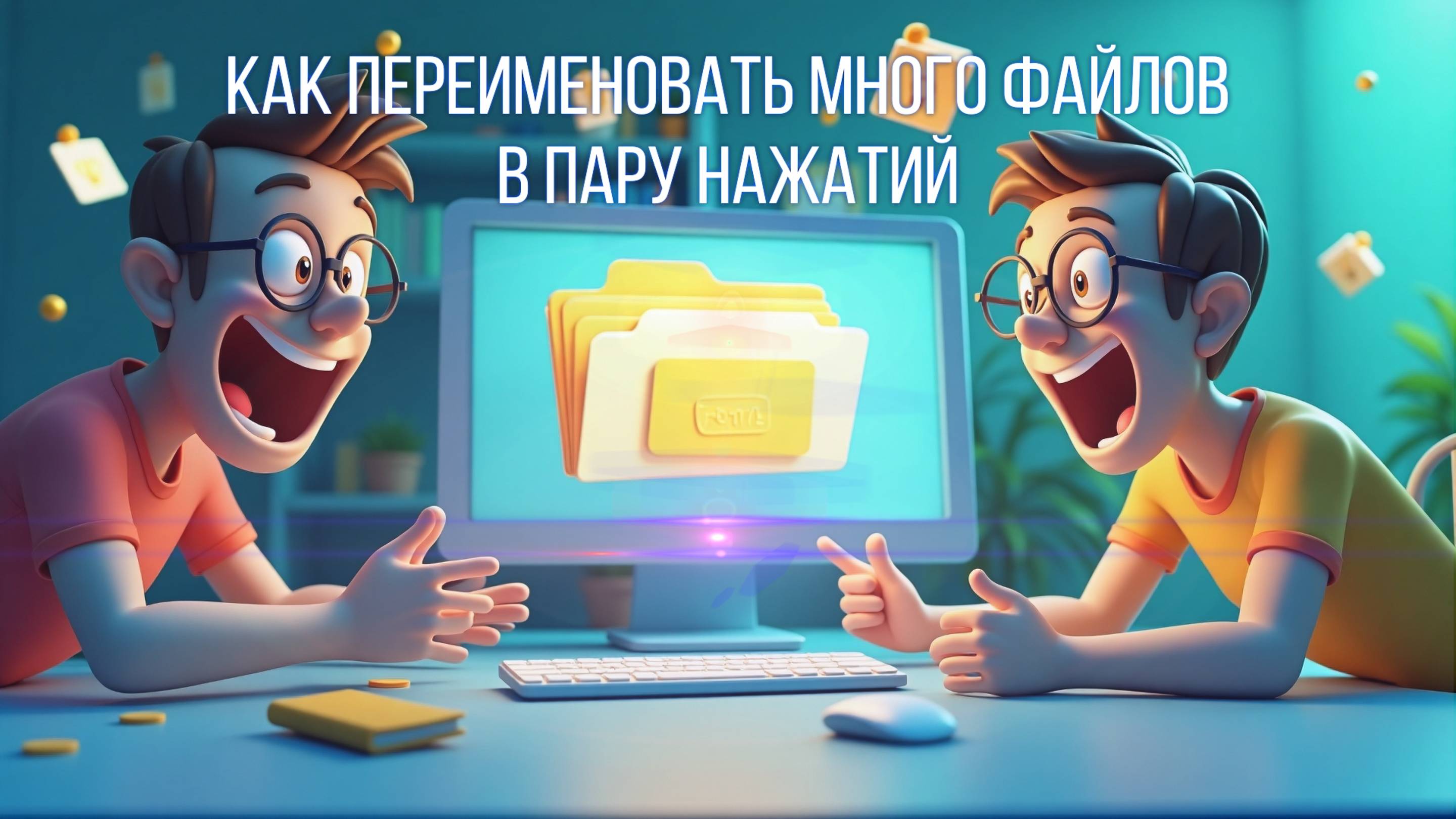 Как переименовать большое количество файлов в пару нажатий