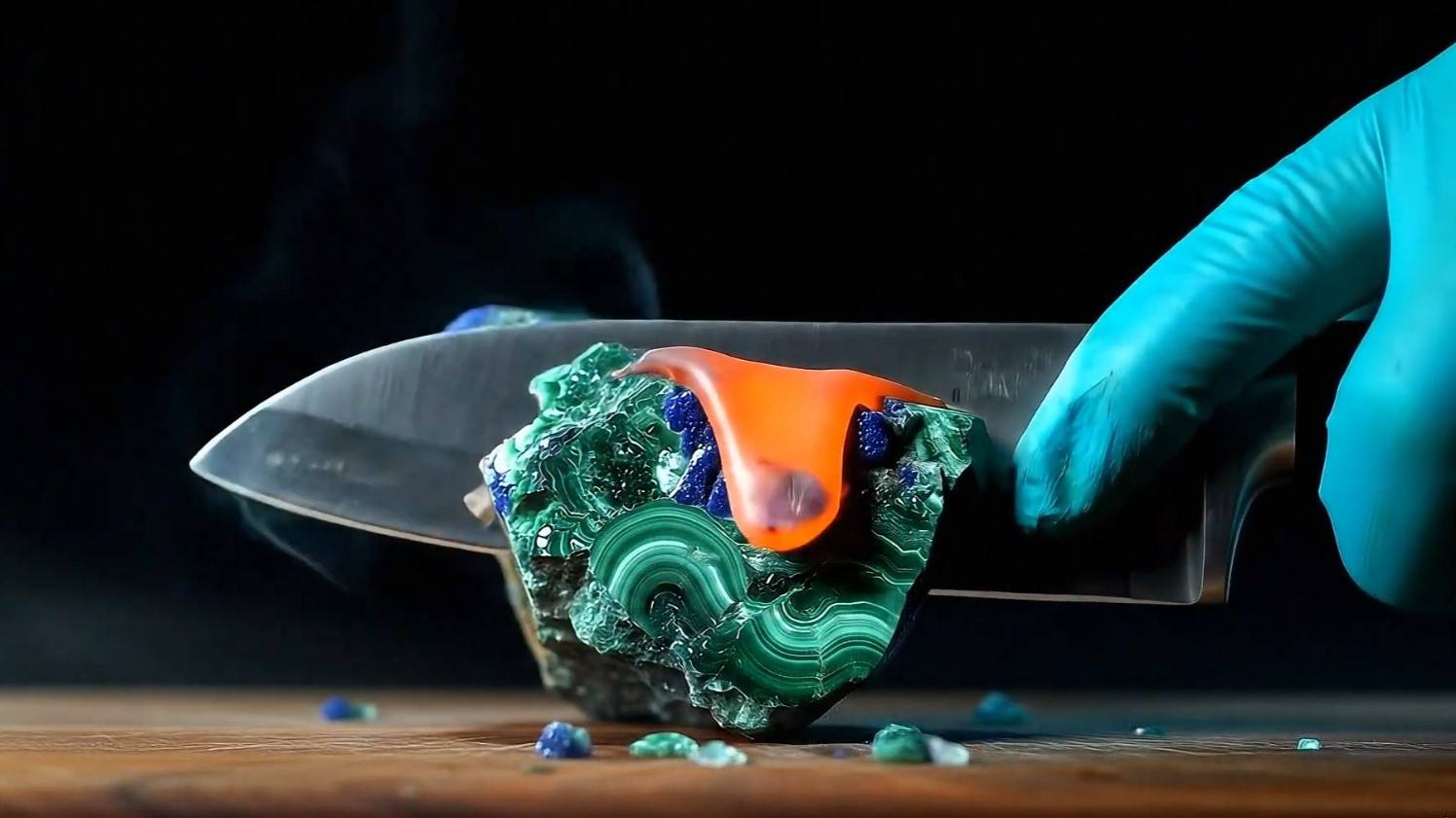 🌋 АСМР резка камней с лавой внутри | Гипнотизирующие звуки расплавленных текстур 🔥✨ ASMR