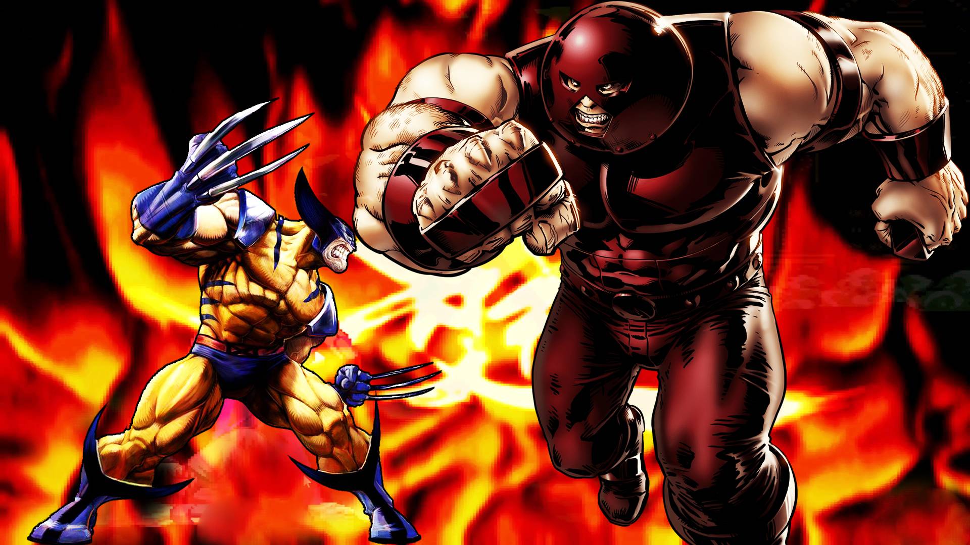 M.U.G.E.N. Fight Wolverine VS Juggernaut
