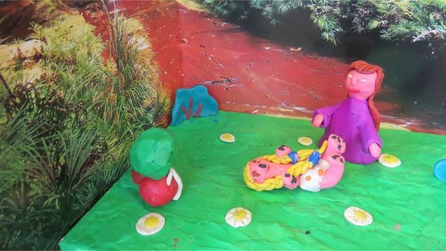 Девочка чумазая.