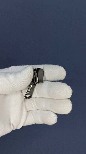 Бегунок для молнии металл темный никель Т-8. Артикул 04911