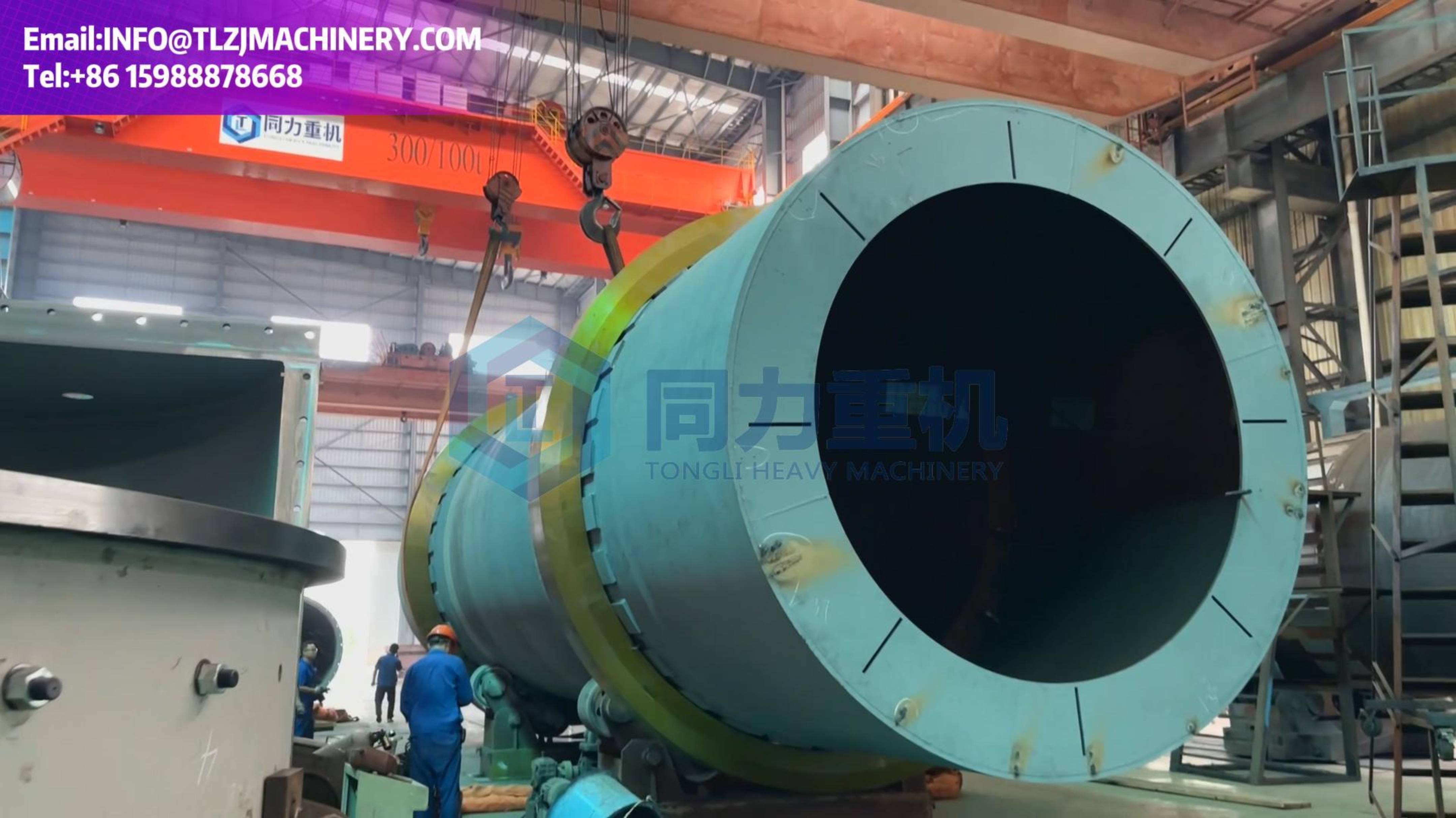 Вращающаяся печь для опасных медицинских отходов | Заводские приемочные испытания на производственно