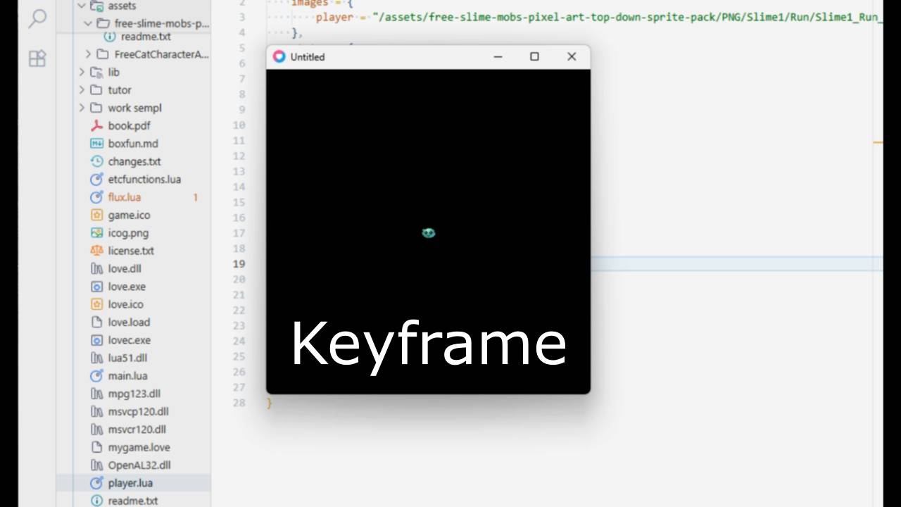Keyframe библиотека из одного файла для анимации в Love2D