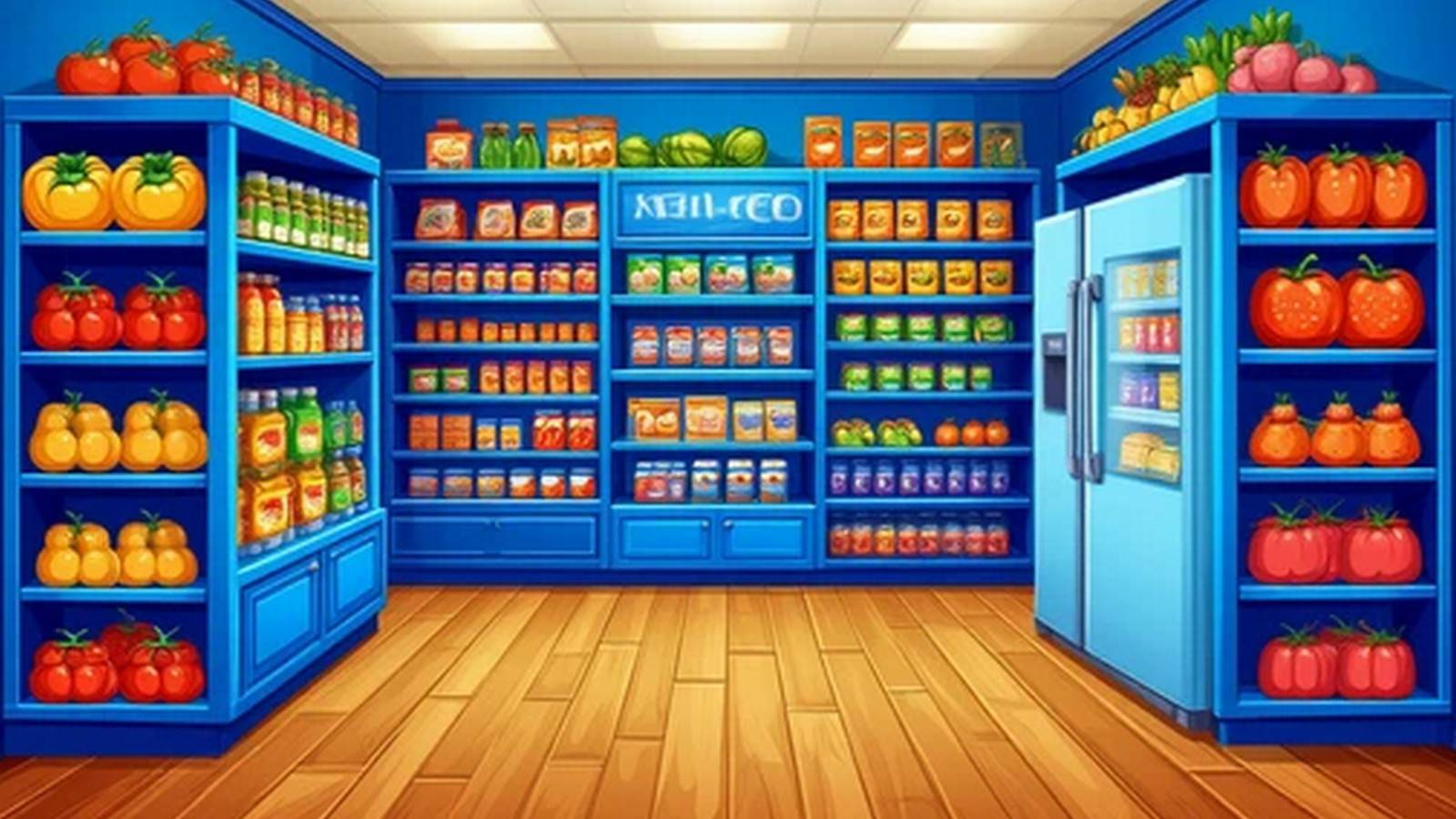 Новая касса и система защиты. Supermarket Simulator #6