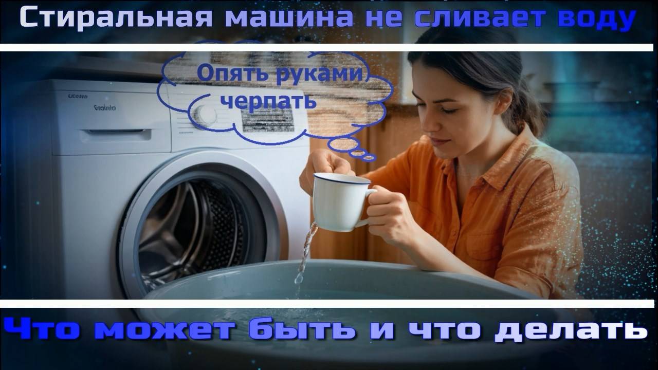 SMdif03 Стиральная машина не сливает воду - в чём причина, что делать и как исправить