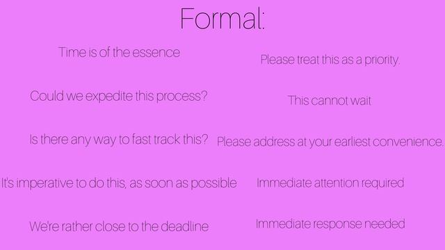 Как бы ты сказал Поторопись! How would you say Hurry Up!